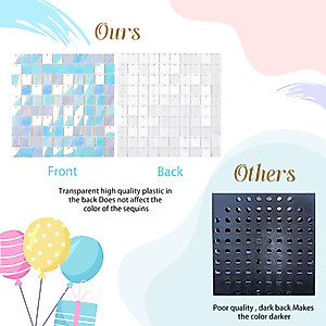 Rainbow Shimmer Wall Backdrop Glitter Backdrop 6ftx4ft Sequin Wall Backdrop for Birthday Decorations Anniversary Wedding Bachelorette Party Supplies