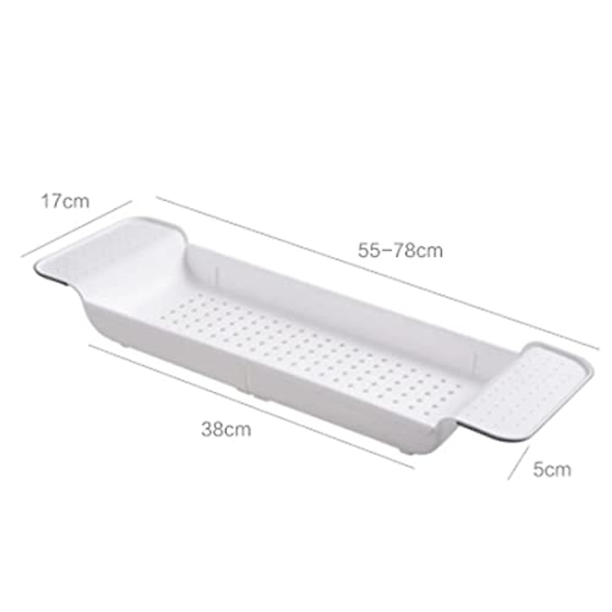 SDGH Retractable Bathtub Storage Rack Bath Tray Shelf Tub Multi-Function Bathroom Tool Towel (Color : OneColor)