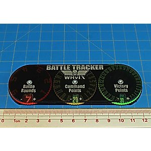 LITKO Battle Tracker | Compatible with Warhammer 40K 9th Edition | Command & Victory Points | Battle Round | Objective