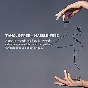 Belkin SoundForm Headphones - Wired In-Ear Earphones With Microphone - Wired Earbuds For iPad Mini, Galaxy, Huawei, & More With USB-C Connector (USB-C Headphones) (Black)