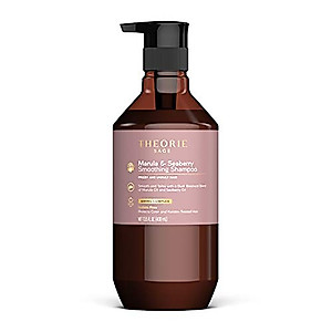 Theorie Marula and Seaberry Smoothing Shampoo - Smooth & Tame - Sulfate Free - Suited for Frizzy & Unruly Hair - Protects Color and Keratin Treated Hair, Pump Bottle 400mL