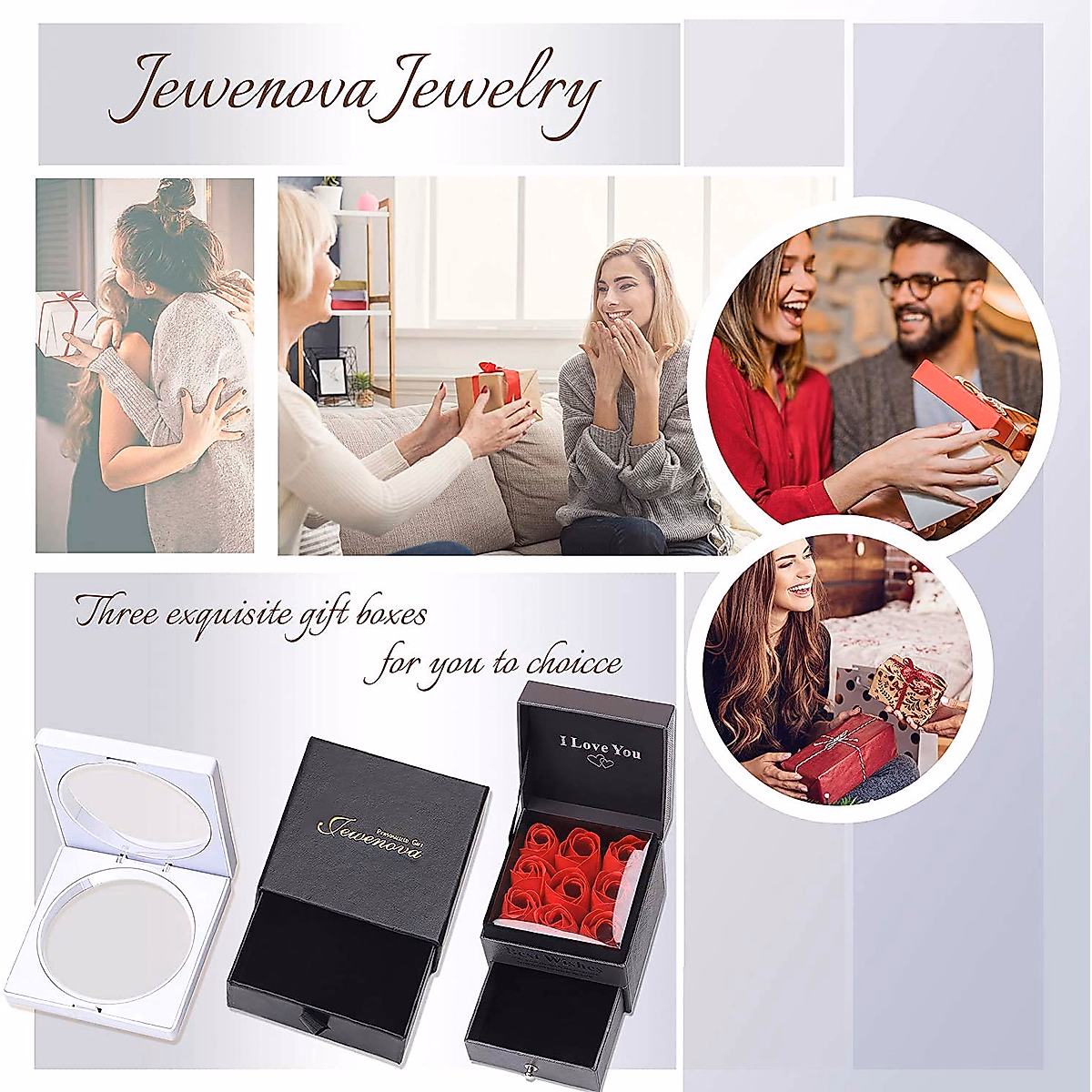 Jewenova Personalized Name Anklet Bracelet for Women, 18K Gold Plated Custom Name Ankle Bracelet