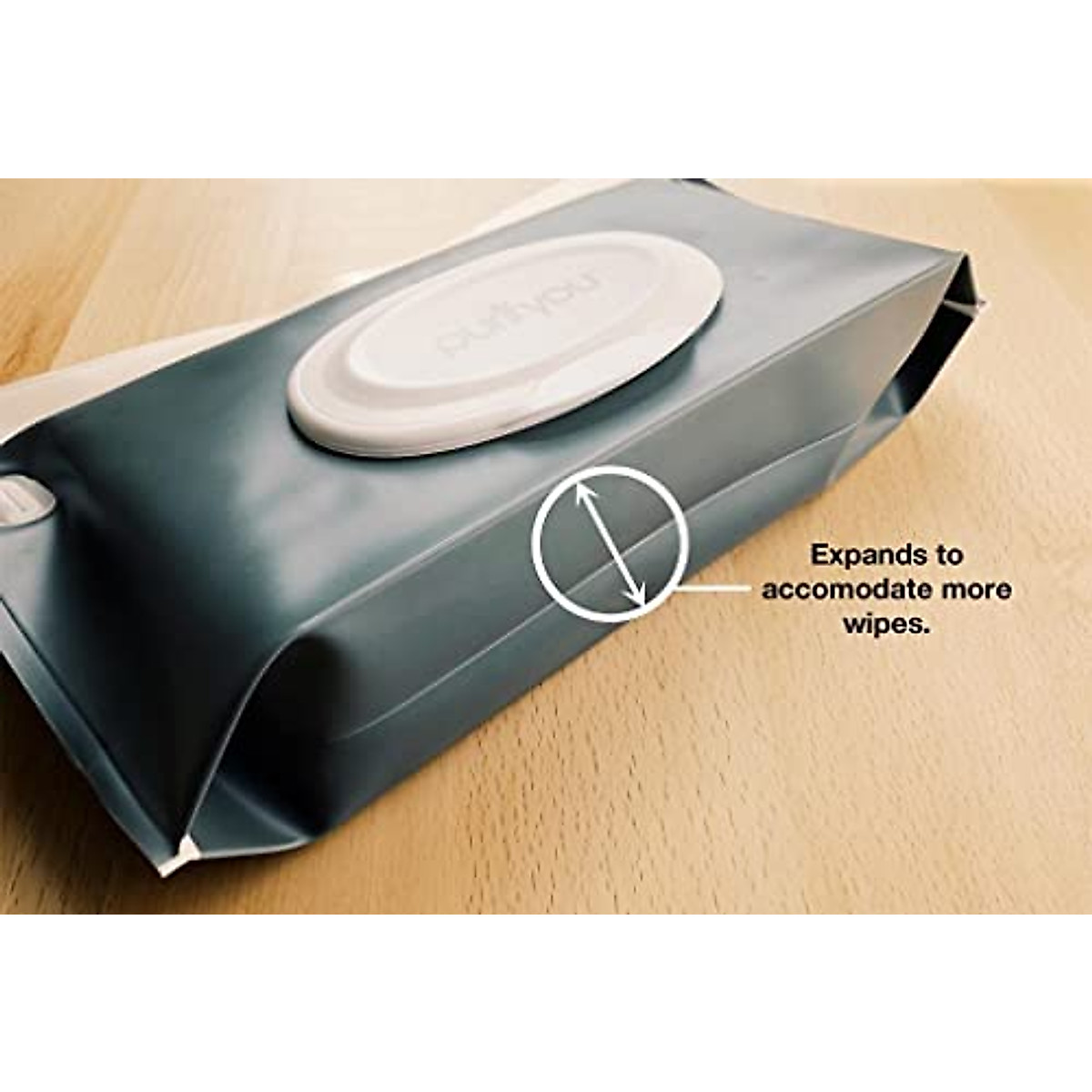 Baby Wipe Case Travel Holder | Keeps Wipes Moist | Set of 3 Wet Wipes Holders Cases | Portable Travel On The Go Refillable Dispenser Container, by purifyou