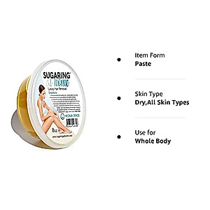 Sugaring Hair Removal Paste for Beginners at Home Made for Bikini, Brazilian, Underarms, Arms made by Sugaring At Home