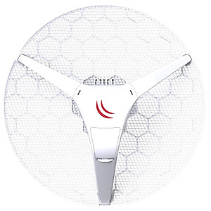 Mikrotik LHG 5 Light Head Grid 5 GHz, Integrated Dual Polarization 24.5 dBi Grid Antenna - US Version
