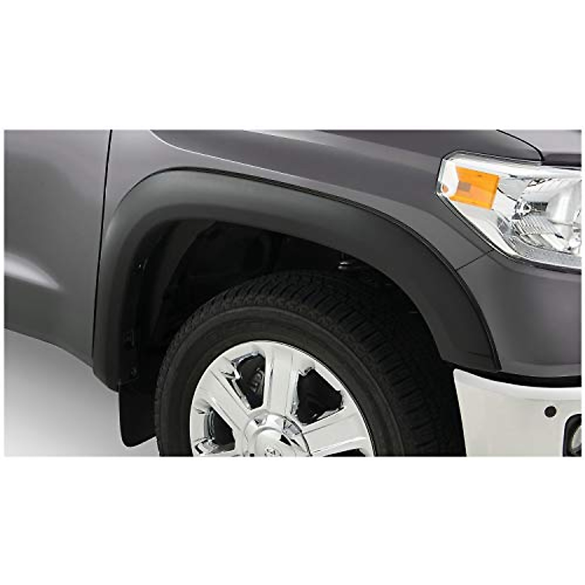 Bushwacker OE Style Factory Front Fender Flares | 2-Piece Set, Black, Smooth Finish | 30037-02 | Fits 2014-2021 Toyota Tundra