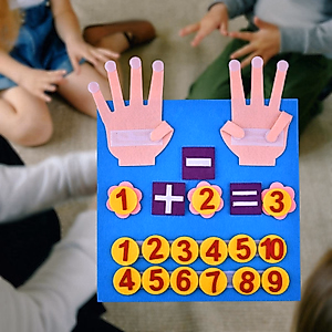 Menolana Counting Game Learning Activities Addition Subtraction Math Teaching Aids Numbers Matching Math Toys for Children Baby Boys Girls Toddlers