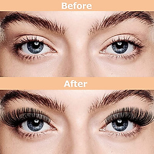 Lash Clusters Diy Eyelash Extensions: 100pcs Lash Extension Clusters D Curl Mix 10-16mm, Natural Thin Band & Soft, DIY Eyelashes Extension at Home