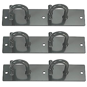 ECOTRIC Workout Wall Mount Anchors Wall Ceiling Exercise Mounted Hook for Suspension Stretch Straps Resistance Bands Body Weight Strength Training Home Yoga