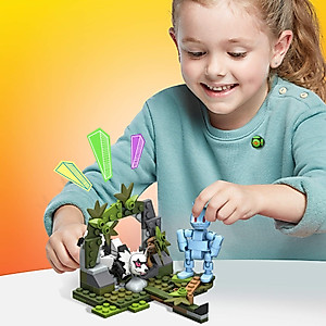 Mega Construx Pokemon Machop Vs. Galarian Zigzagoon Construction Set, Building Toys for Kids (GVK82) , Red, 6 years and up