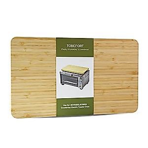 Cutting board Compatible with Breville BOV650XL/BOV670BSS Compact Smart Oven, Accessories for Countertop Toaster Oven, With Heat Resistant Silicone Feet, Creates Storage Space 16.25 x 9.5in