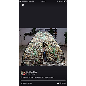 BZTANG Explorer Outdoors 3-4 persons Camouflage Camping Hiking Easy Setup Instant Pop up Tent