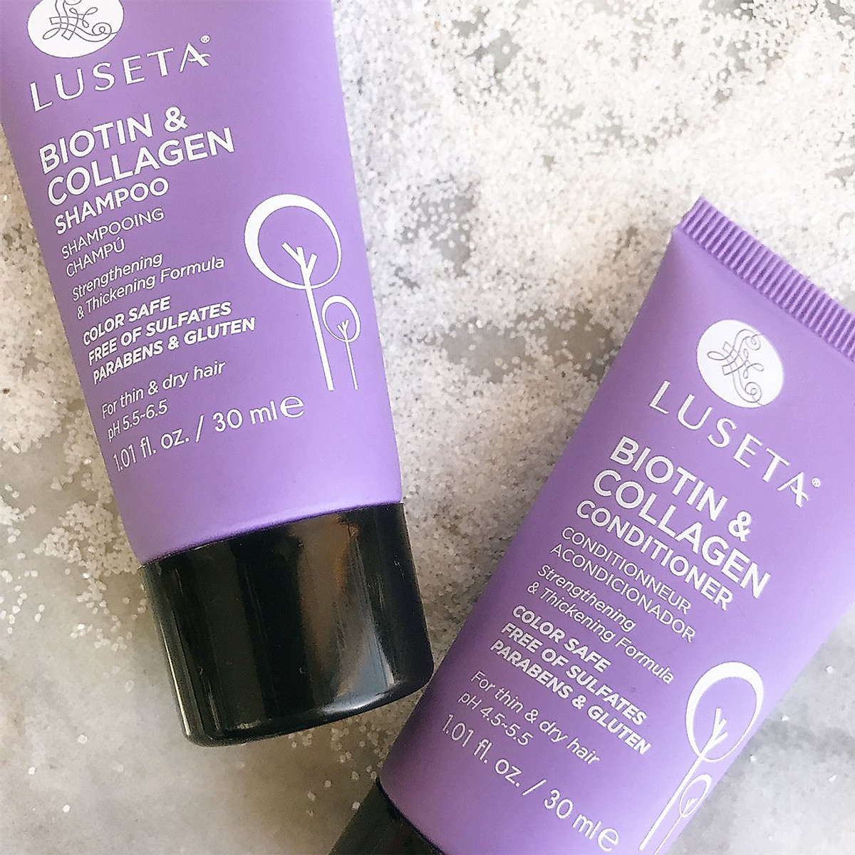 Luseta shampoo and conditioner duo set 1.01 Fl. Oz (Pack of 2)