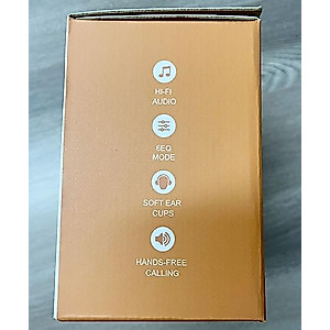 RUNOLIM Bluetooth Headphones Over Ear, 65 Hours Playtime Wireless Headphones with Microphone, Lightweight Foldable & Portable Stereo Bass Headsets for Smartphone, Tablet, Computer, MP3/4