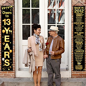 70th Birthday Party Anniversary Decorations Cheers to 70 Years Banner Party Decorations Welcome Porch Sign for Years Birthday Supplies (70th-1953)