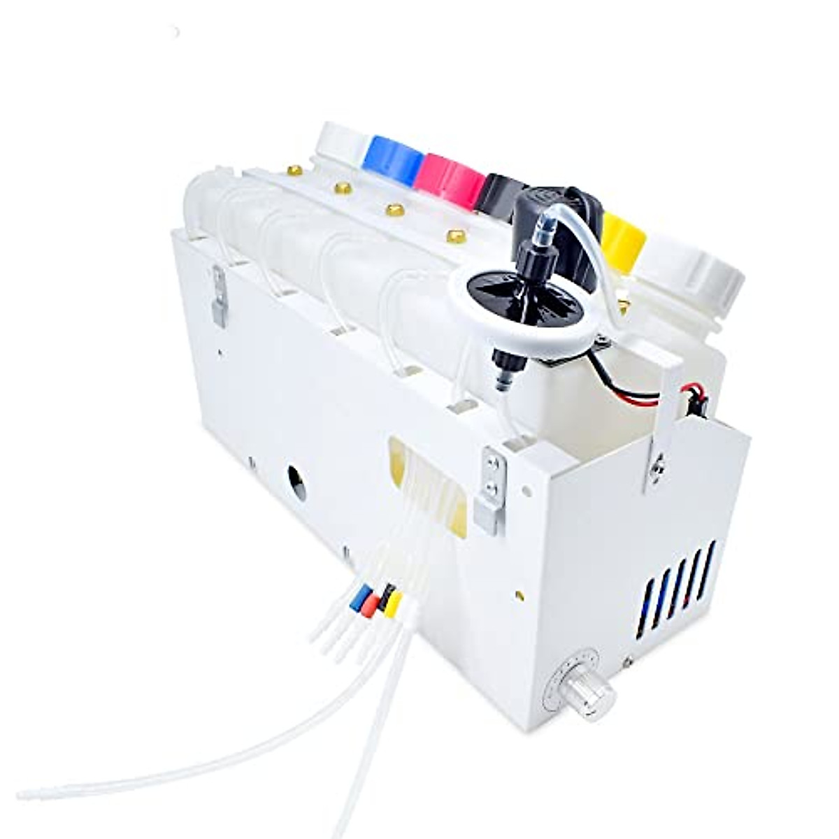 L&C Professional DTF CISS DTF White Ink Circulation System DTF Empty Ink System CISS Refillable Cartridge Kit with Ink Flow Control Damper for EPSON ET8550 L805 DTF Printer