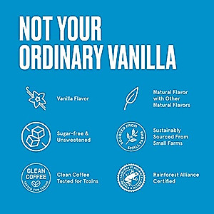 Bullletproof The Original Vanilla Flavored Medium-Roast Single-Serve Pods, Pack of 24, Unsweetened and Sugar-Free Coffee