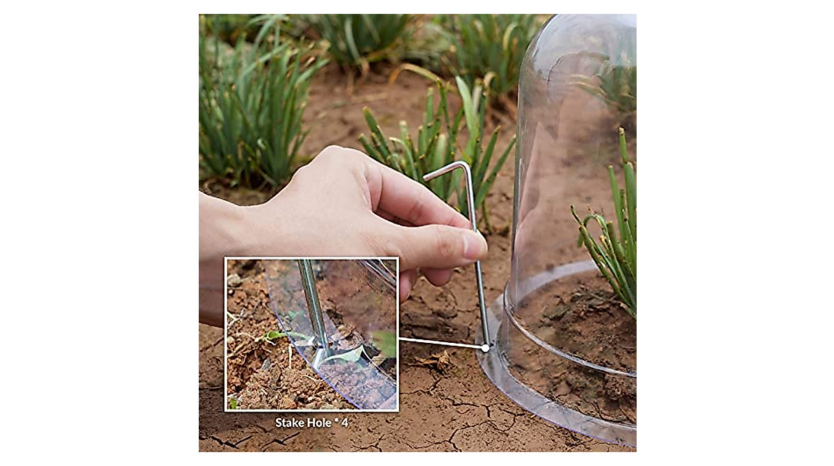 SOLIGT Garden Cloche Set for Seedlings & Plants | Durable Protection