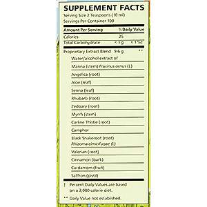 NatureWorks Swedish Bitters Traditional European Herbal Extract Used for Digestion, 33.8 fl. oz.