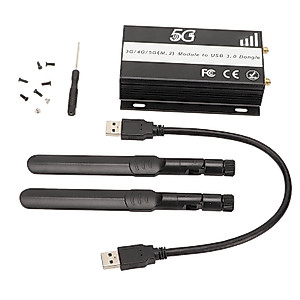 Heayzoki Wireless Network Card NGFF M.2 to USB 3.0 WiFi Network Card Converter with High Gain 2.4G 5G Antenna USB WiFi Adapter for PC Laptop Desktop