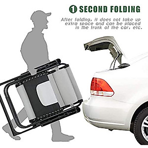 Zero Gravity Chair Patio Chair Lounge Chair Chaise Oversized, 420 lbs Weight Capacity Outdoor Folding Adjustable Recliner Chair with Cup Holder Tray and Pillows for Pool, Beach, Lawn, Deck, Yard