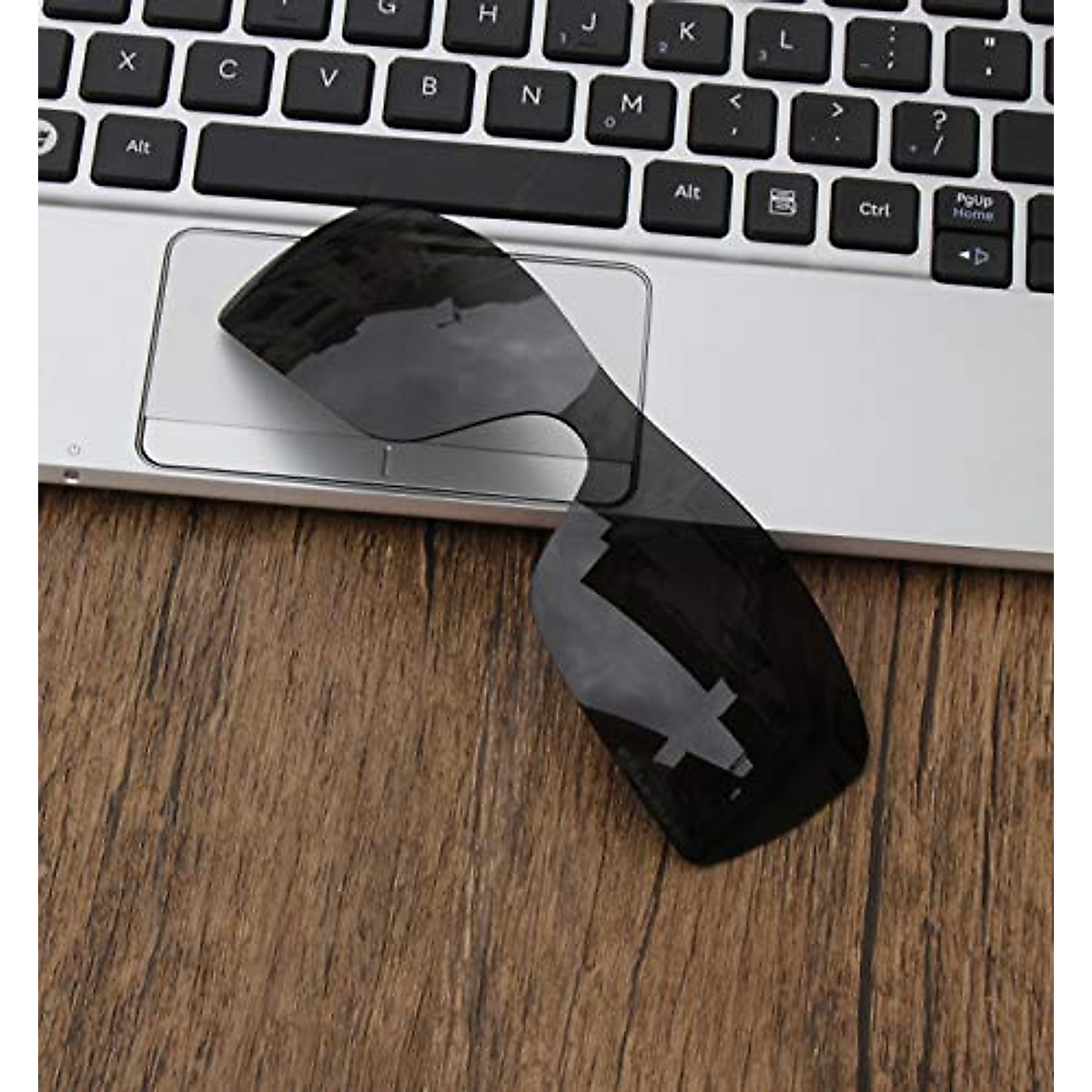 Sunglass Lenses Replacement Polarized for Oakley Batwolf Sunglasses (Stealth Black)