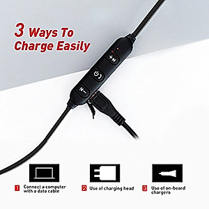 Gilroy Magnetic in-Ear Stereo Headset Earphone Wireless Bluetooth 4.2 Headphone Gift - Silver