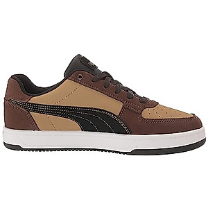 PUMA Men's CAVEN 2.0 BUCK SUEDE Sneaker, Totally Taupe-PUMA Black-Chestnut Brown, 13