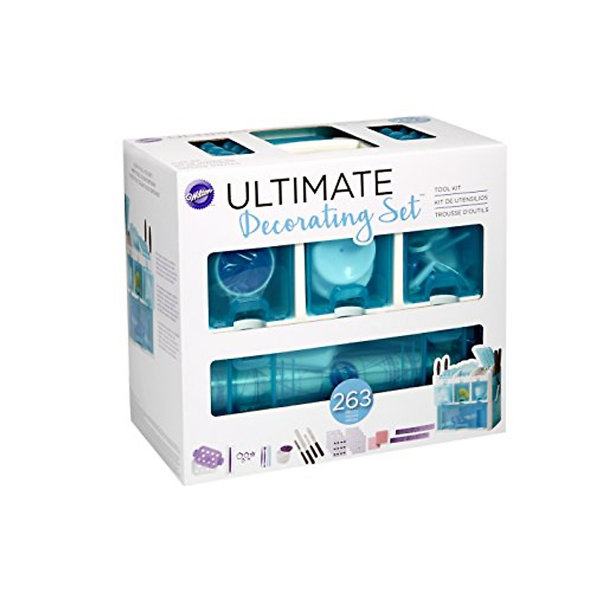 Wilton Ultimate Cake Decorating Tools Set and Tool Box Organizer