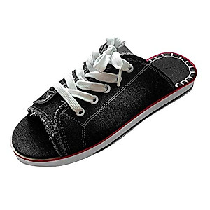 ZHOUXINGB Womens Boots Ankle, Wide Width Heels for Women Lace Up Sandals Sexy Water Shoes Vintage Shoes Cute Flip Flops Workout Casual Shoes for Women