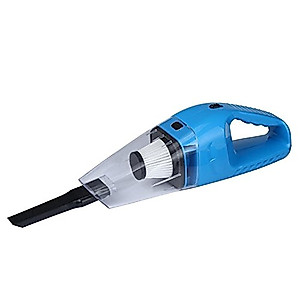 4000 PA Suction Portable Car Handheld Vacuum Dirt Cleaner Wet & Dry 12V 120W High Power Automotive Vehicle Auto Vac (Blue)