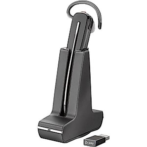 Plantronics Savi 8240 UC Convertible, Wireless Headset, Black