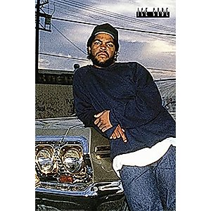 Ice Cube - Music Poster (Chevy Impala) (Size: 24" x 36")
