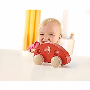 Hape Wooden Mini Van| Wooden Vehicle Toys for Toddler Gift