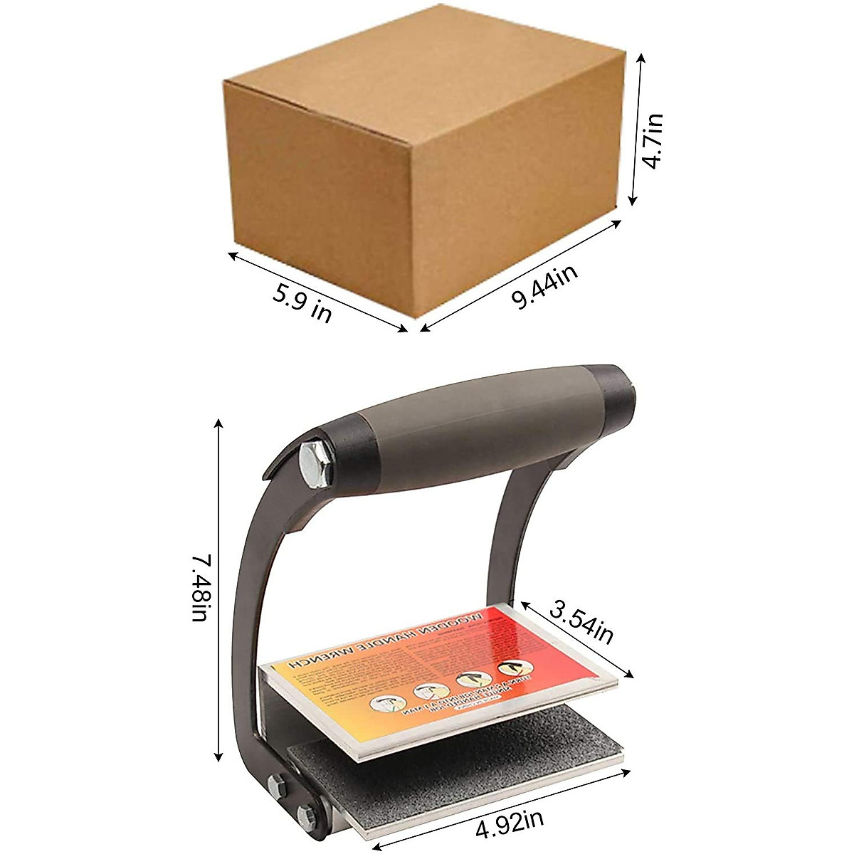 Plywood and Sheetrock Panel Carrier, Auto Adjusting Plywood Carrier Tool, Heavy Duty Gripper, Lifter and Carrying Tool, Drywall Hand Clamps Tools with Single Hand for Carpenter