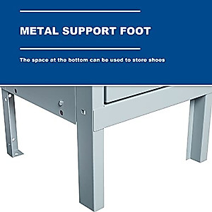 Fesbos Metal Lockers for Employees Steel Storage Locker with 2 Doors for Office School Gym Metal Storage Cabinets for Home, Office, Gym, School