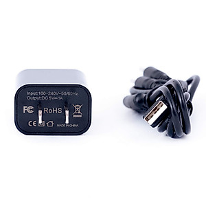 GoodBoy Extra Replacement Charger with Wall Adapter - Remote Training Collar Models - USB to Dual 2.0 mm Split Charger Cable