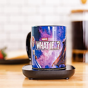 Uncanny Brands Marvel What If Mug Warmer with Mug – Keeps Your Favorite Beverage Warm - Auto Shut On/Off
