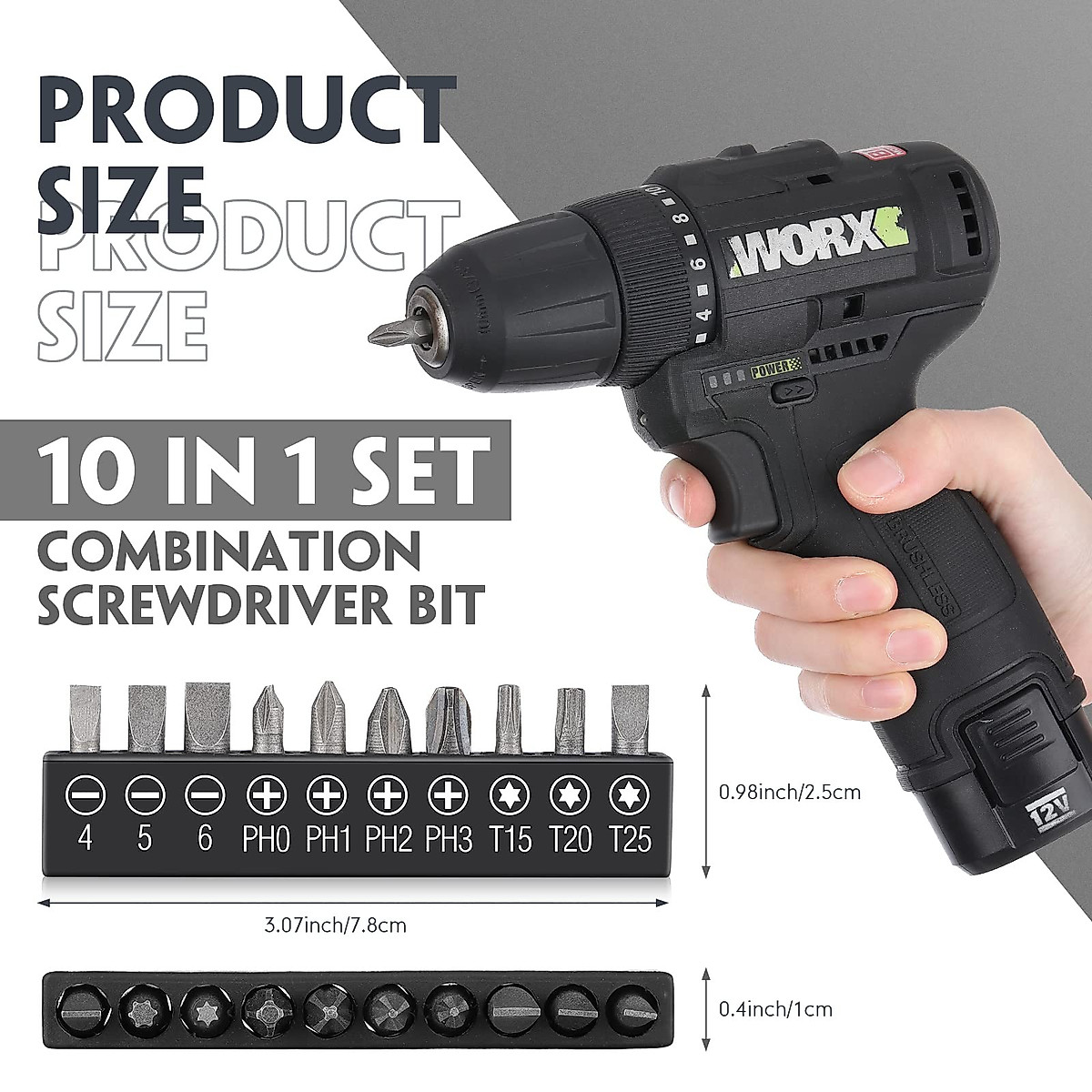 14 Pcs Flexible Drill Bit Extension Set 1/4 Inch Hex Shank Bendable Drill Bit Extension 105 Right Angle Drill 90 Right Angle Screwdriver Bits 10 Short Screwdriver Bits Electric Hand Tool