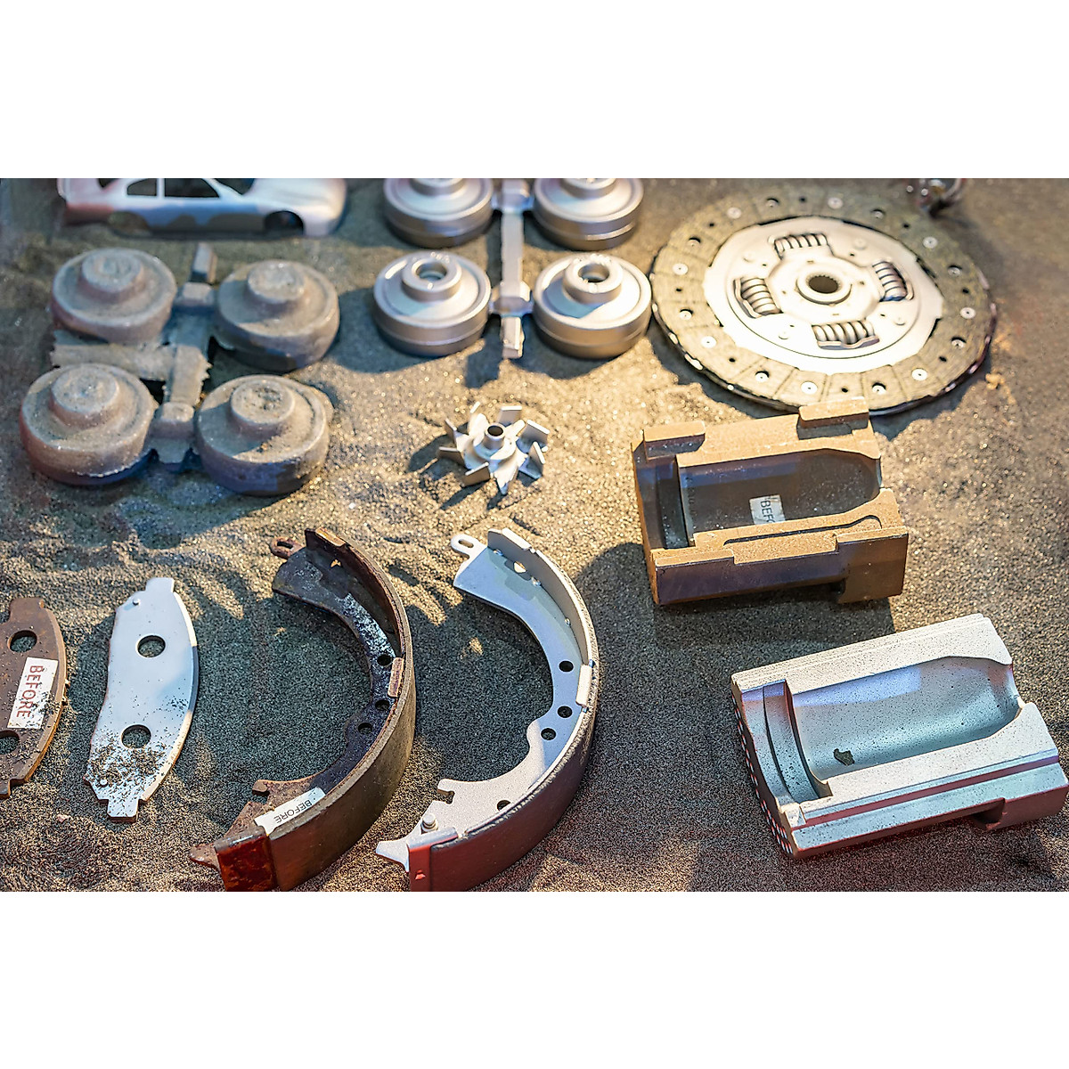 #60 Aluminum Oxide - 8 LBS - Medium Sand Blasting Abrasive Media for Blasting Cabinet and Blasting Guns.