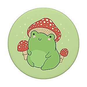 Cute Frog Mushroom Hat - Stylish Cottagecore PopSocket