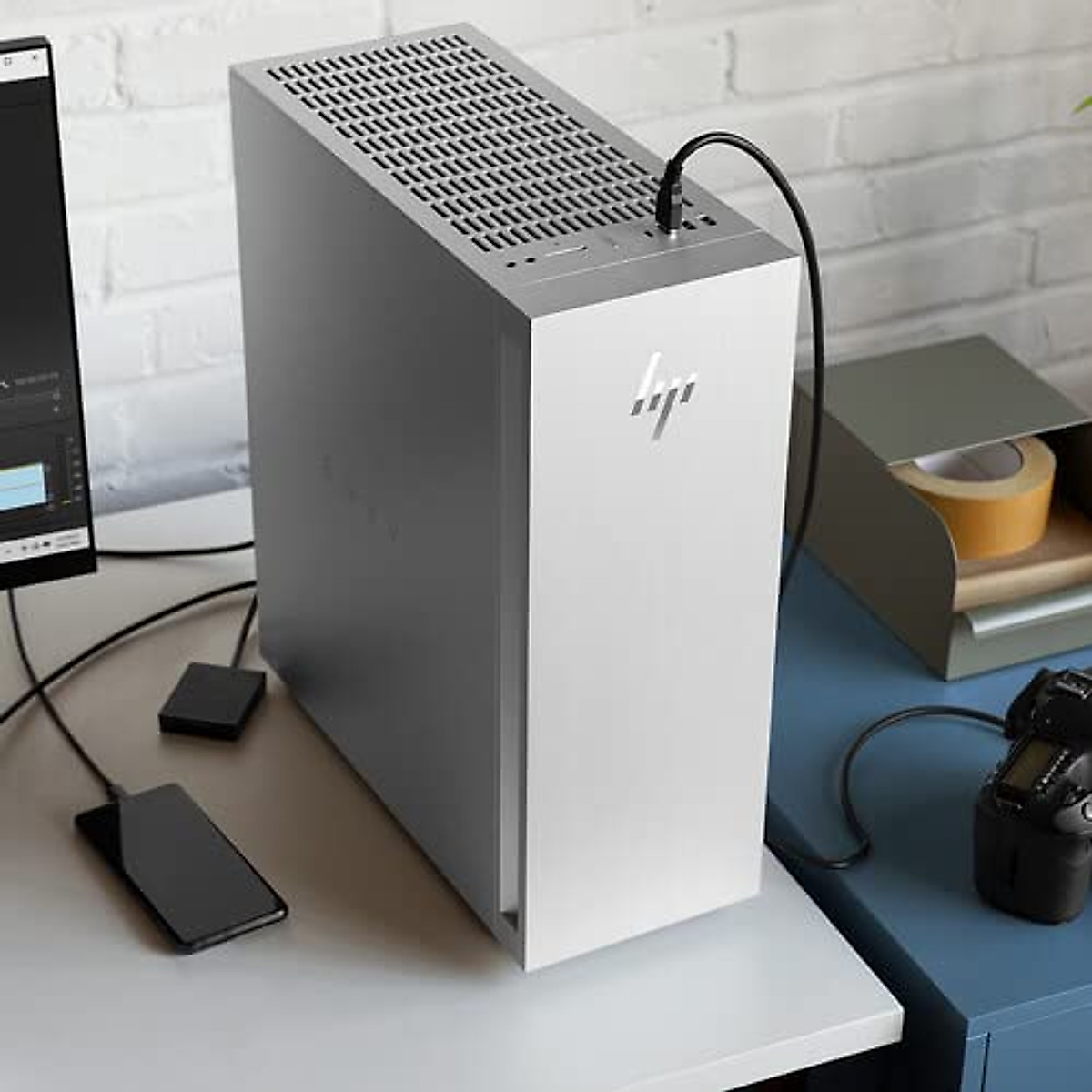 HP Envy Desktop PC 10TB SSD 128GB RAM Intel Core i9-13900K Turbo Boost to 5.8GHz, NVIDIA GeForce RTX 12GB GDDR6, Windows 11 Pro
