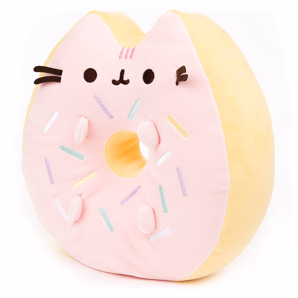 GUND Sprinkle Donut Pusheen Squishy Plush Stuffed Animal Cat, Pink and Mint, 12”