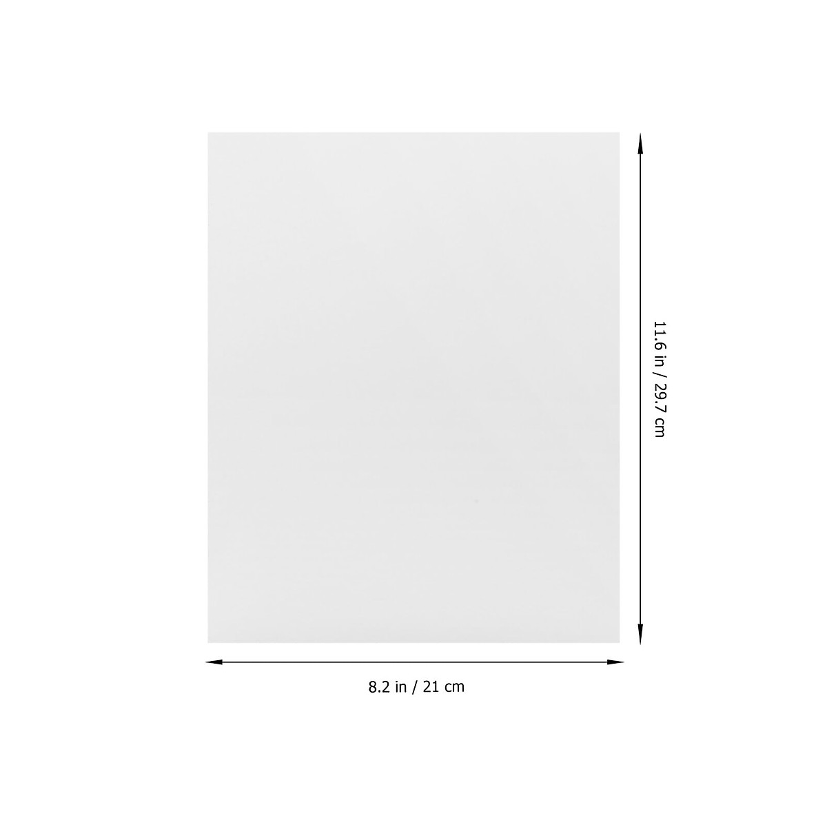 NUOBESTY 60 Sheets of Full Sheet Sticker Labels, White Matte Label Paper Printable Sticker Paper Internet Shipping Labels for Home Office Inkjet Printer