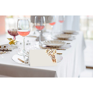 Place Cards for Bear Balloon Party, Editable Name Place Cards, Seating Place Cards for Tables, Tent Style Cards for Baby Shower, Birthday Party, Easy Folding, Pack of 25 Escort Cards(B01)