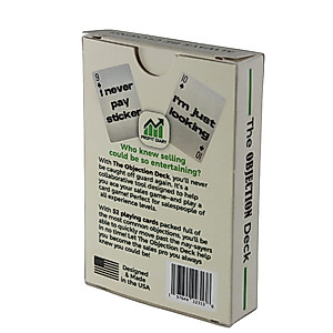 The Objection Deck- Car Sales Training Flash Cards to Overcome Any Objection and Close The Deal