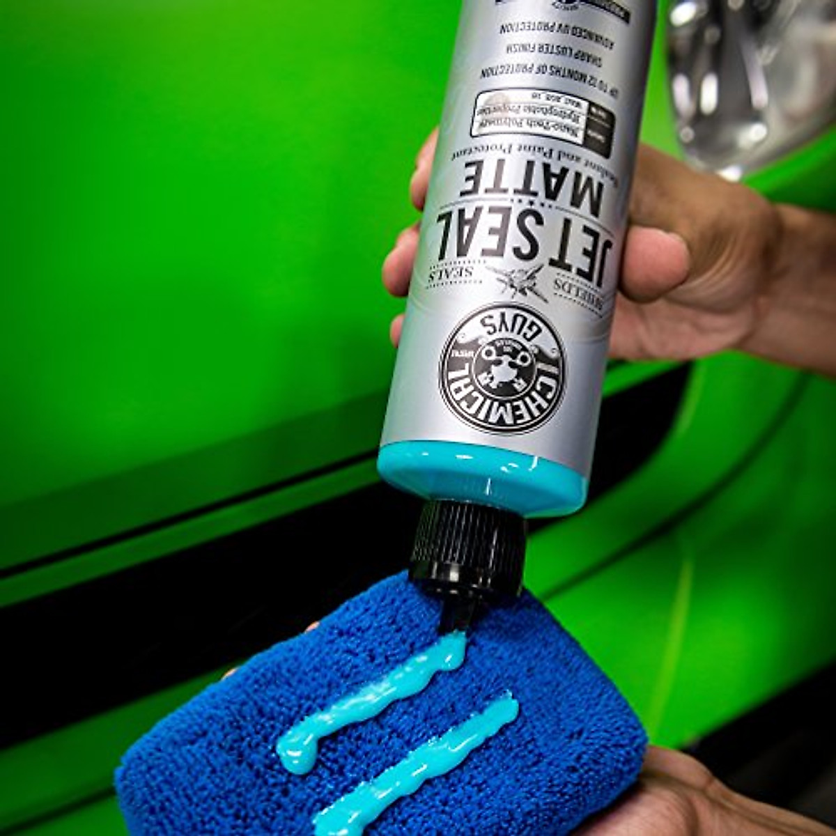 Chemical Guys Smart Wax WAC_203_16 Blue JetSeal Matte Sealant and Paint Protectant (16 oz).