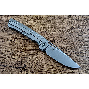 TWO SUN TS471 Folding Knife 14C28N Blade G10 Titanium Handle Hunting Outdoor Ceramic Ball Bearing, green