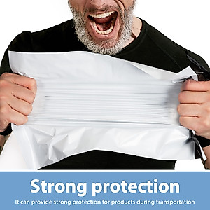 Metronic Poly Mailers 10x13 100 Pcs | Medium Shipping Bags for Clothing | Mailing Bags for Small Business, Shipping Envelopes,Packing Bags in White