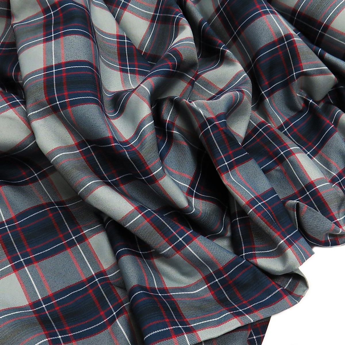 Uniform Plaid Fabric - 60” Wide | 100% Polyester - Checked Pattern with Multiple Colors - for School Uniforms &Garments